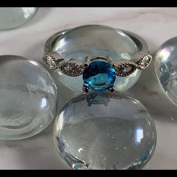 Jewelry | Sterling Blue Gemstone Ring | Poshmark